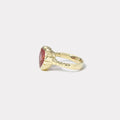 4.21ct Bubblegum Pink Tourmaline Heirloom Bezel Ring – Retrouvai