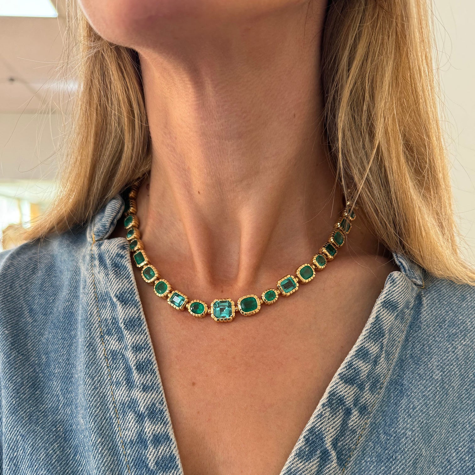 Heirloom Emerald Treasure Chest Necklace – Retrouvai