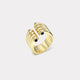 All Gold Magna Cuff Ring – Retrouvai