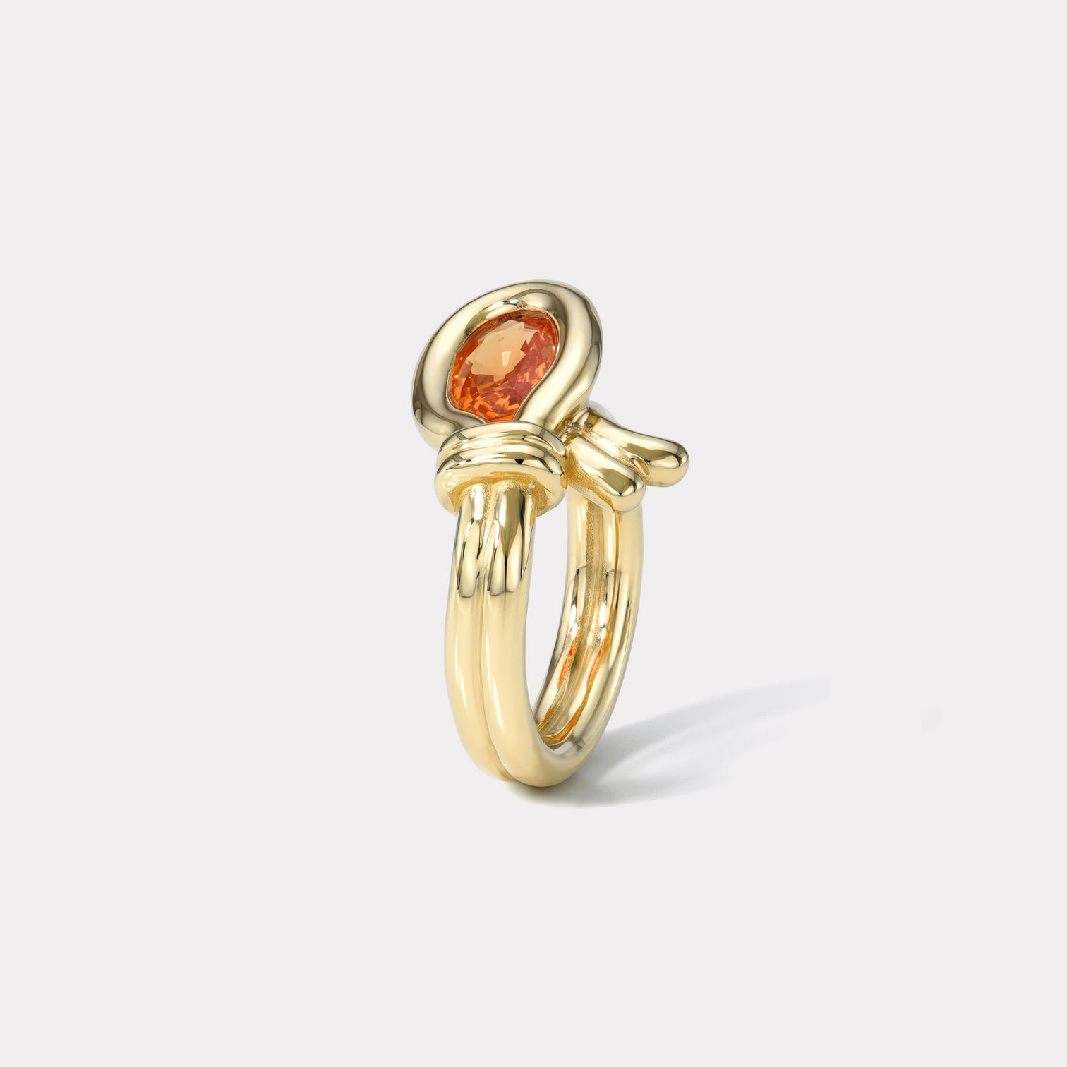 2.54ct Spessatite Garnet Loop Ring – Retrouvai