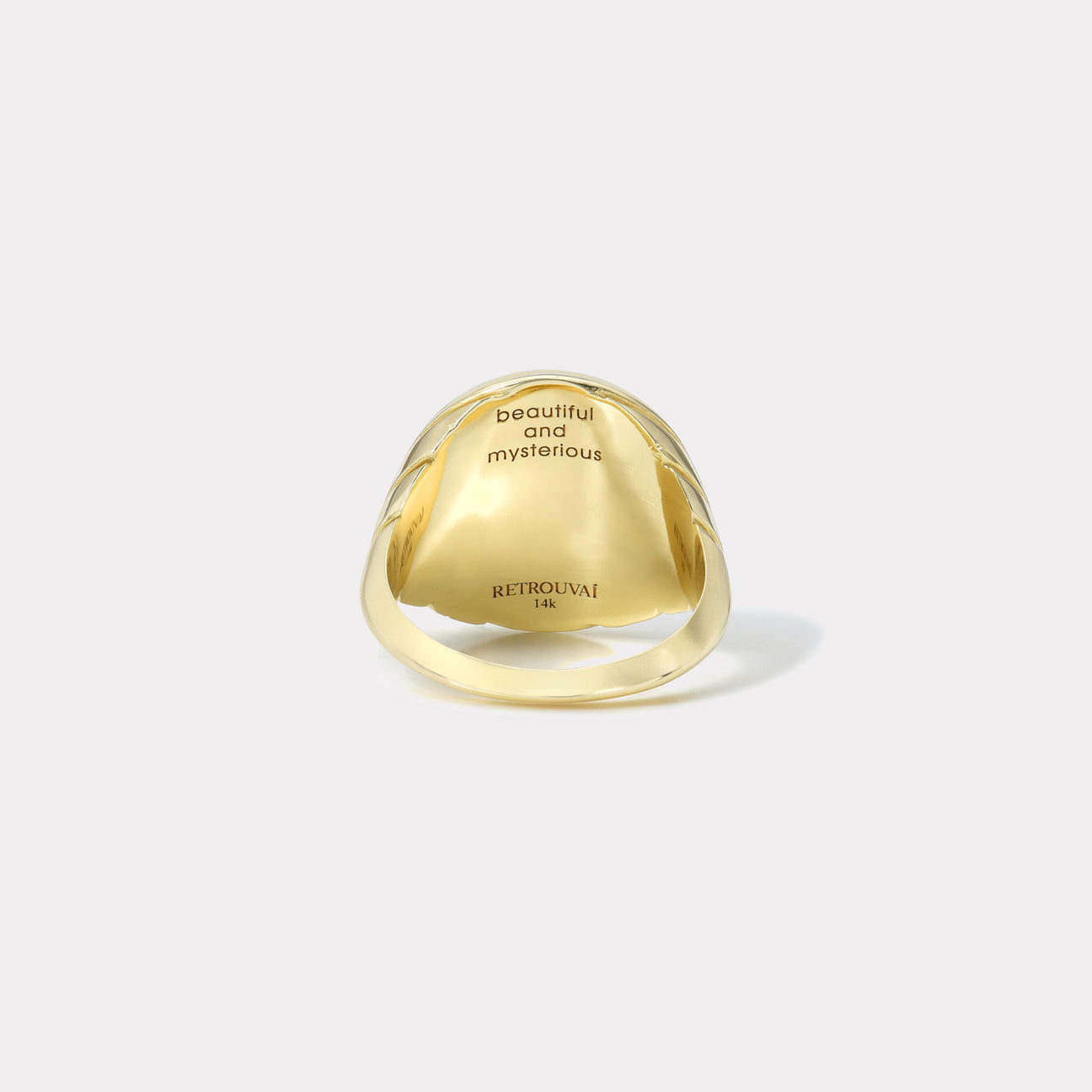 Unicorn Fantasy Signet Ring with Diamonds – Retrouvai