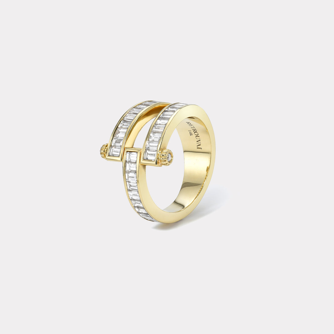 Magna Ring - Baguette Diamonds – Retrouvai
