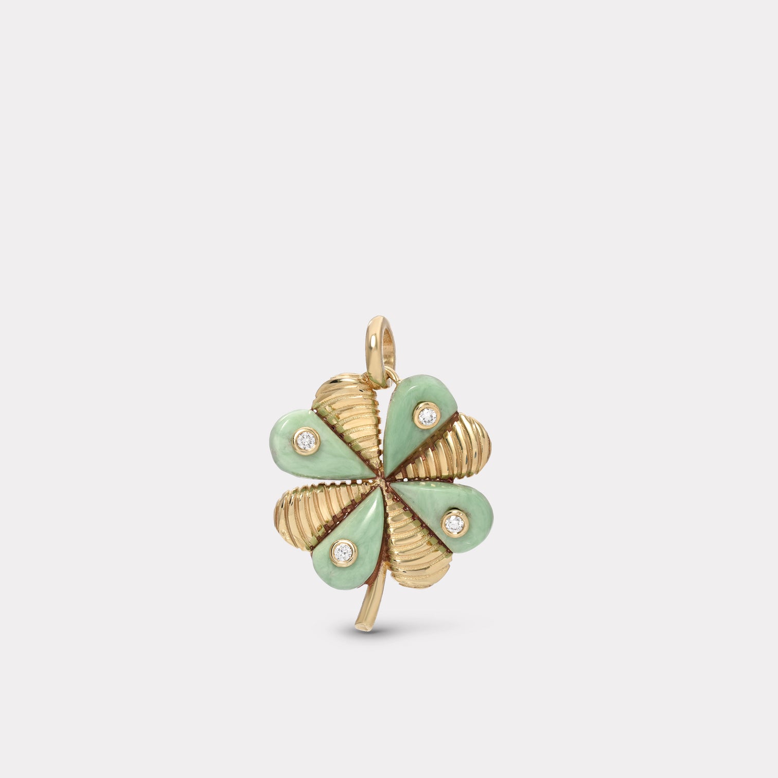 Talisman Clover Charm - Green Turquoise – Retrouvai