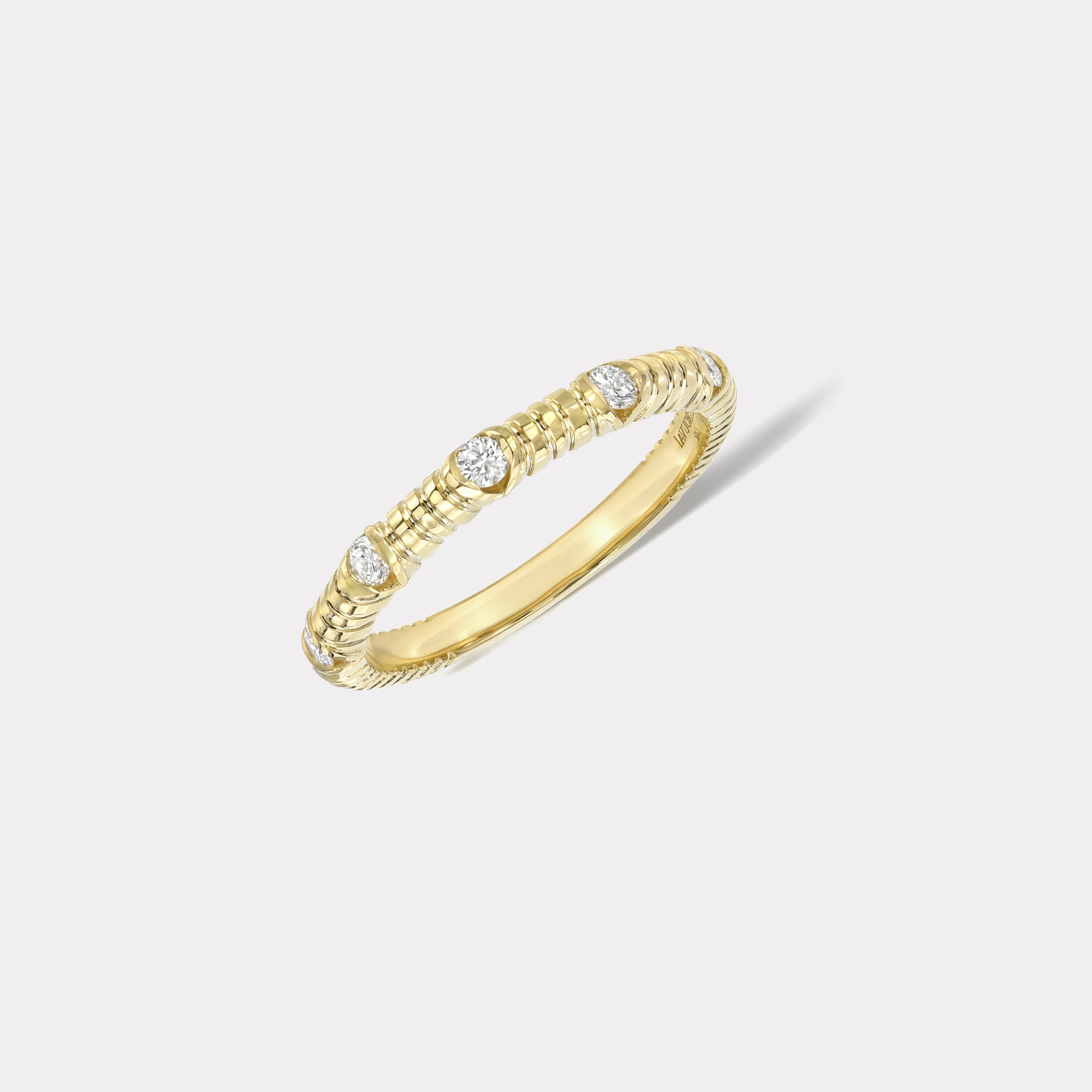 0.15ct Diamond Five Stone Petite Modern Love Band – Retrouvai
