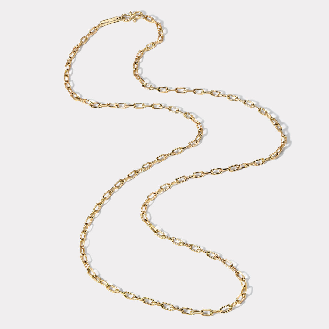 Handmade Classic Elongated Link Chain – Retrouvai