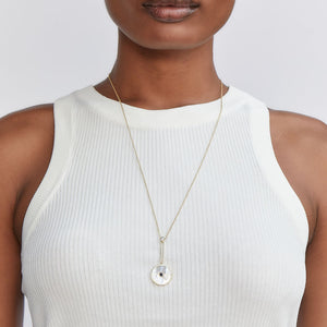 Signature Compass Pendant with Lapis and Emerald – Retrouvai